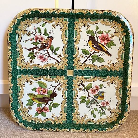 Daher | Accents | Daher Decorative Bird Wall Art Platter Tray | Poshmark